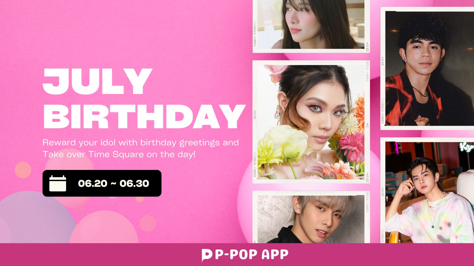 🎂P-POP July Birthday Vote!